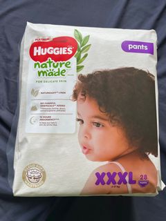 Huggies Nature Made Panda & Platinum XL Diapers, Babies & Kids, Bathing ...