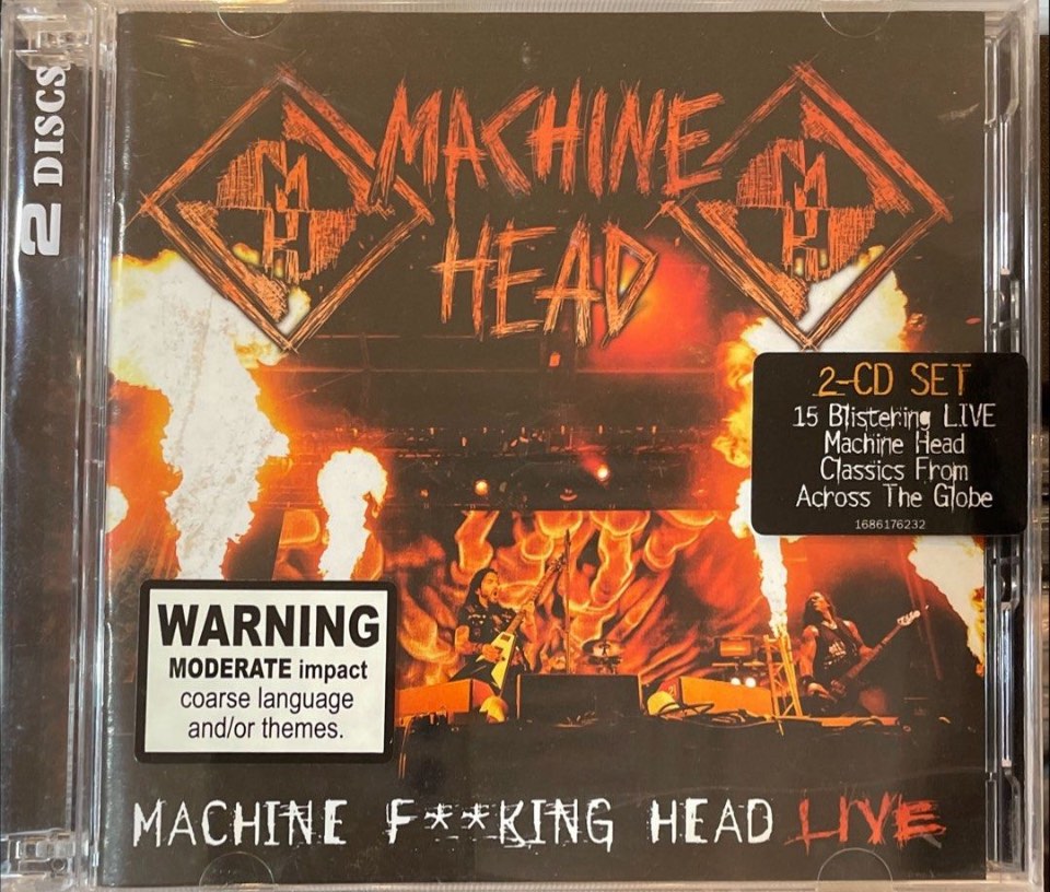 MACHINE HEAD: MACHINE F__ __KING HEAD LIVE (2 CD SET), Hobbies & Toys ...
