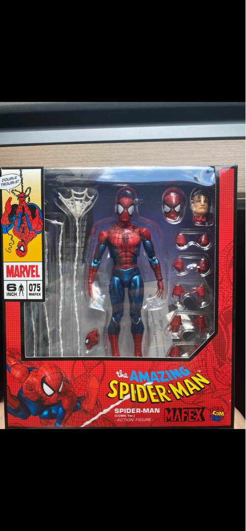 MAFEX 075 : The Amazing Spider-Man REISSUE COMIC Ver. Action Figure ...