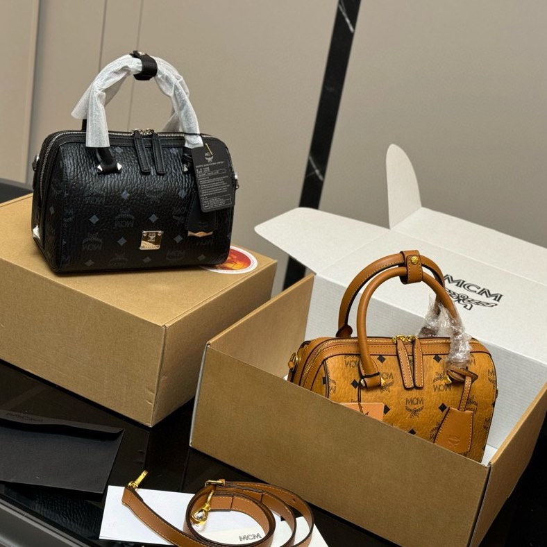 MCM Boston Sling Bag, Women's Fashion, Bags & Wallets, Cross-body Bags ...