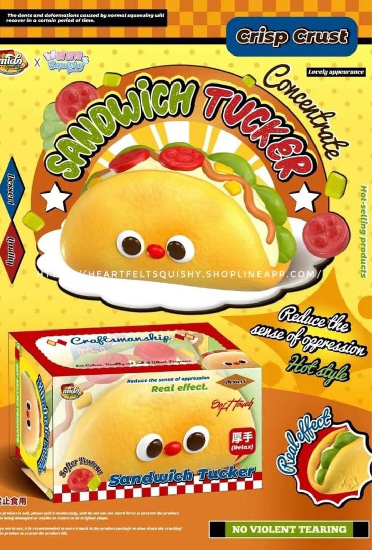 Mido Taco Squishy, Hobbies & Toys, Toys & Games on Carousell