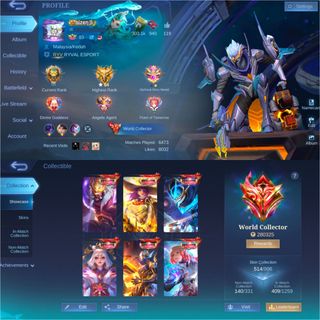 Mlbb world collector For Sale | Carousell Malaysia