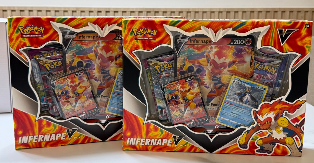 Pokemon TCG Infernape V Box , Hobbies & Toys, Toys & Games on Carousell