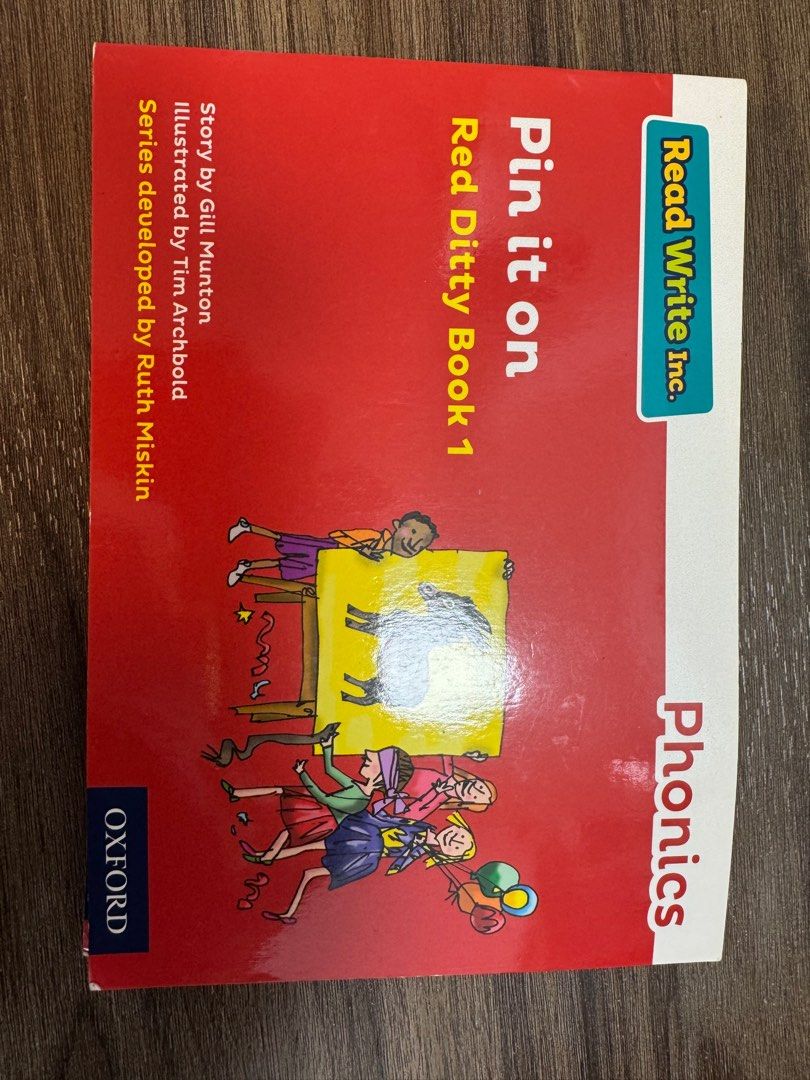 Read Write Inc. Phonics Red Ditty Book 1, 興趣及遊戲, 書本 & 文具, 兒童書籍 - Carousell