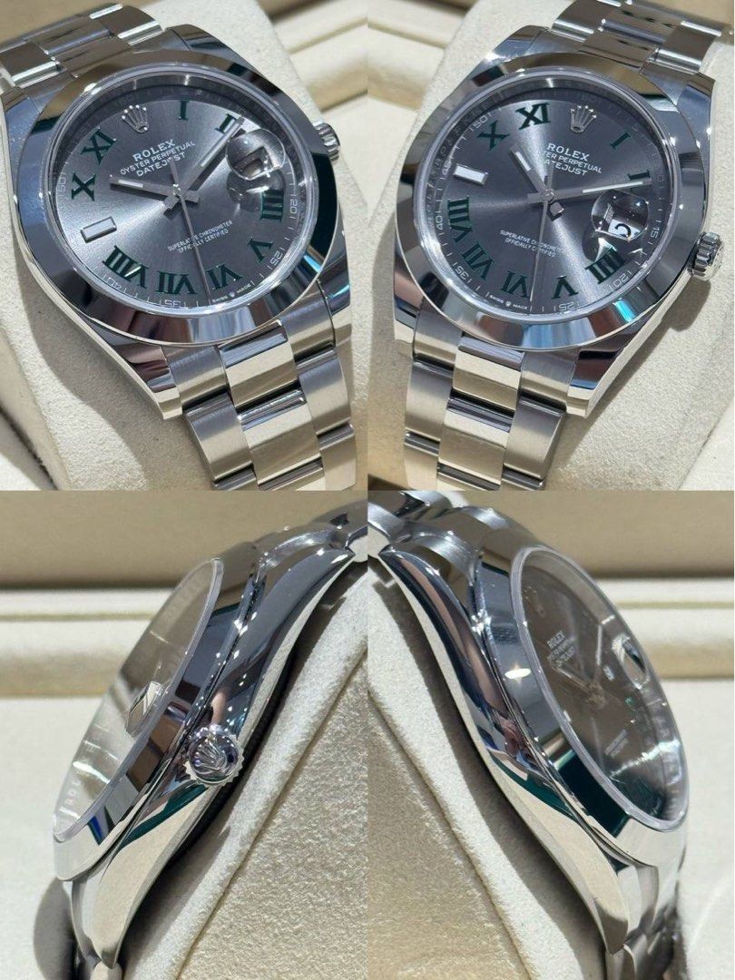 Rolex 126300 Datejust 41mm Wimbledon Dial 2025, Luxury, Watches on ...