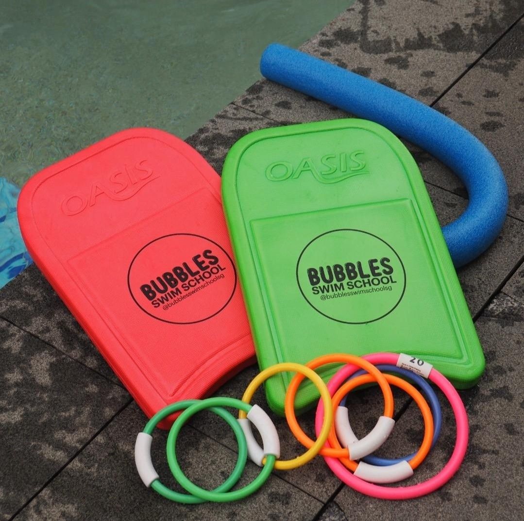 SG Bubbles Swim School Swim Board Floating Plate Lightweight Kids ...
