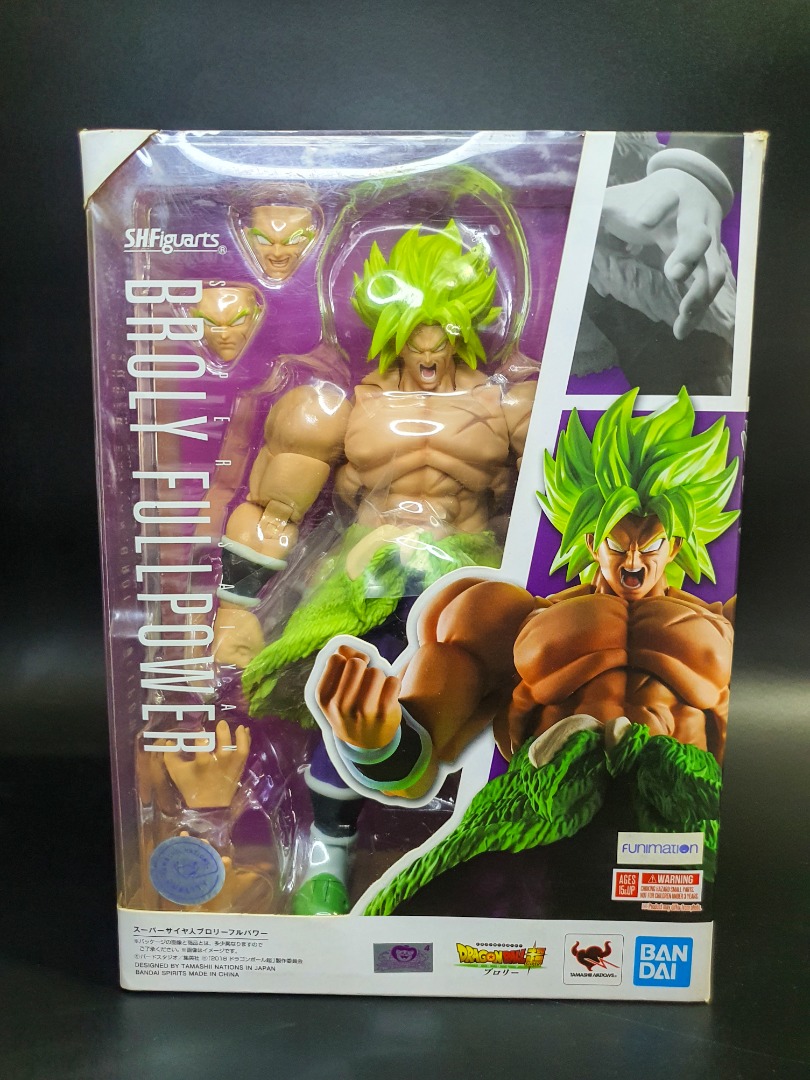 S.H.Figuarts (SHF) - Dragon Ball Super: Broly - Super Saiyan Broly Full ...