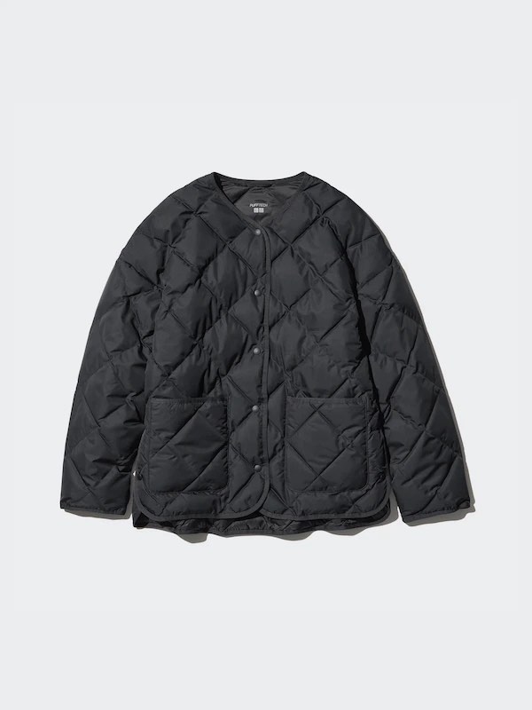 Uniqlo quilted pufftech jacket black, Women's Fashion, Coats, Jackets ...