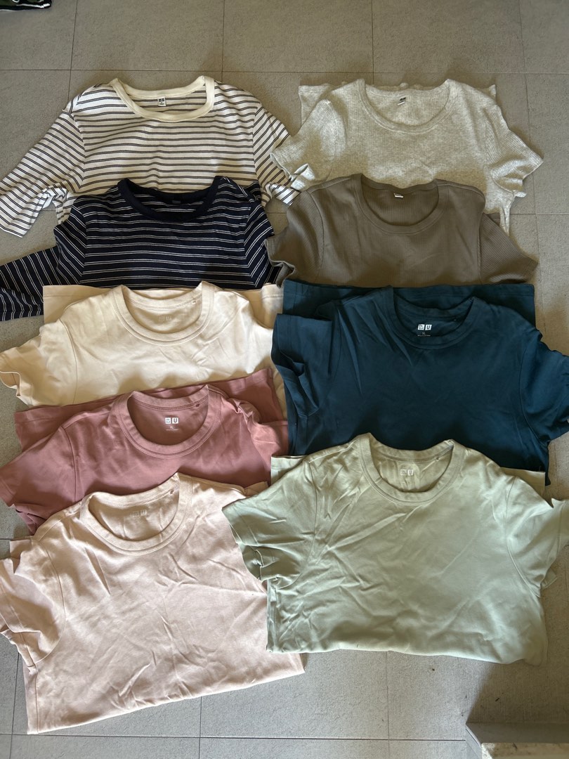 Uniqlo T-shirts - Assorted Colors and Styles, Women's Fashion, Tops ...
