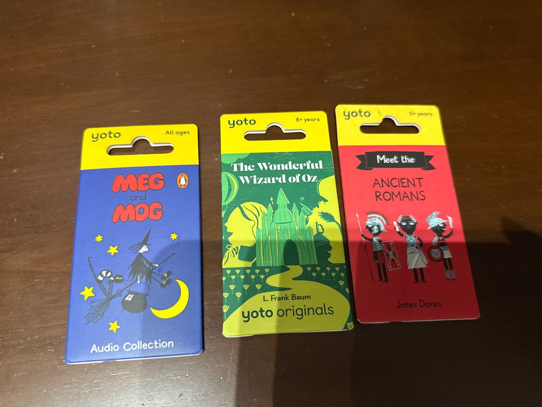 Yoto Audio Cards - Meg and Mog, Wizard of Oz, Ancient Romans, Hobbies ...