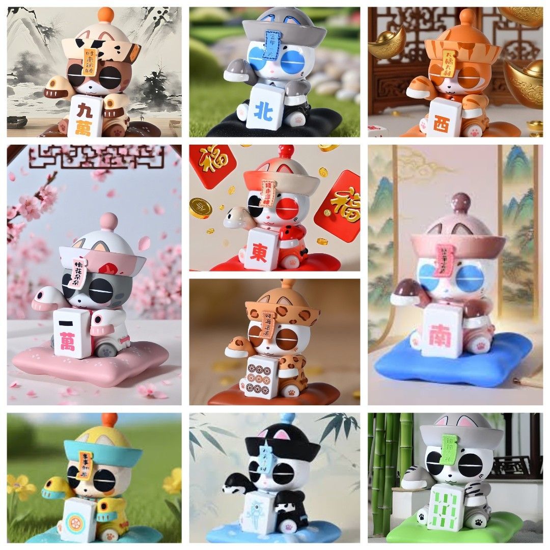 Opandee Zombie Party Mahjong Blind Box + 3 secret + Orange Soda ...