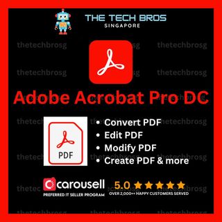 🔥 Latest Adobe Acrobat Pro DC PDF Editor E-Sign One Time Payment for ...