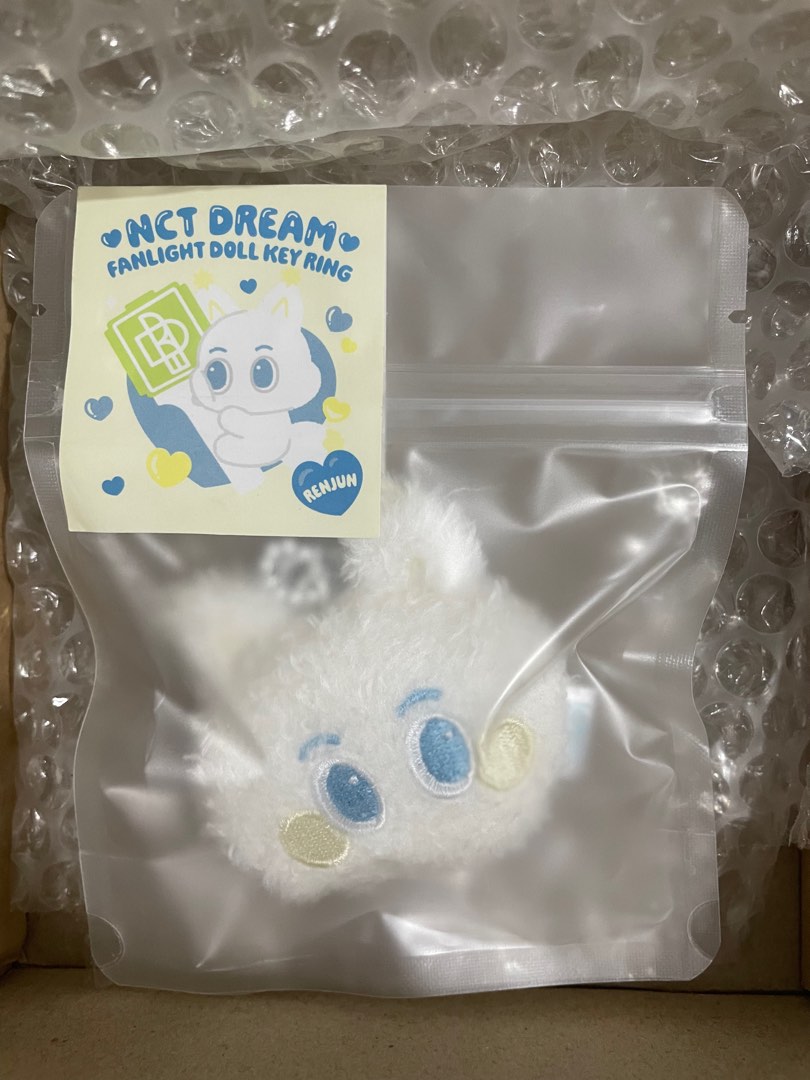 [BRAND NEW] NCT Dream Fanlight Doll Keyring - Injeolmi (Renjun ...