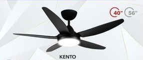 Daiko Kento (Black) 40Inch Ceiling Fan, Furniture & Home Living ...