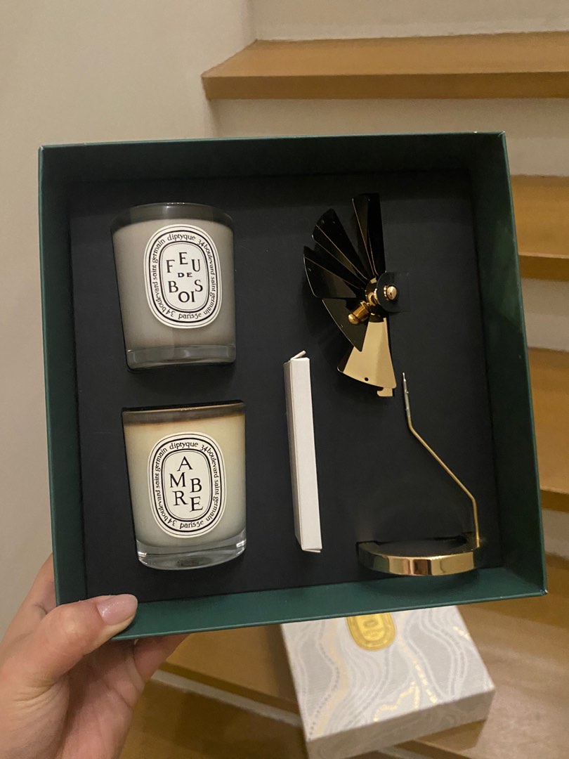 Diptyque Candle Set Authentic, Beauty & Personal Care, Fragrance ...