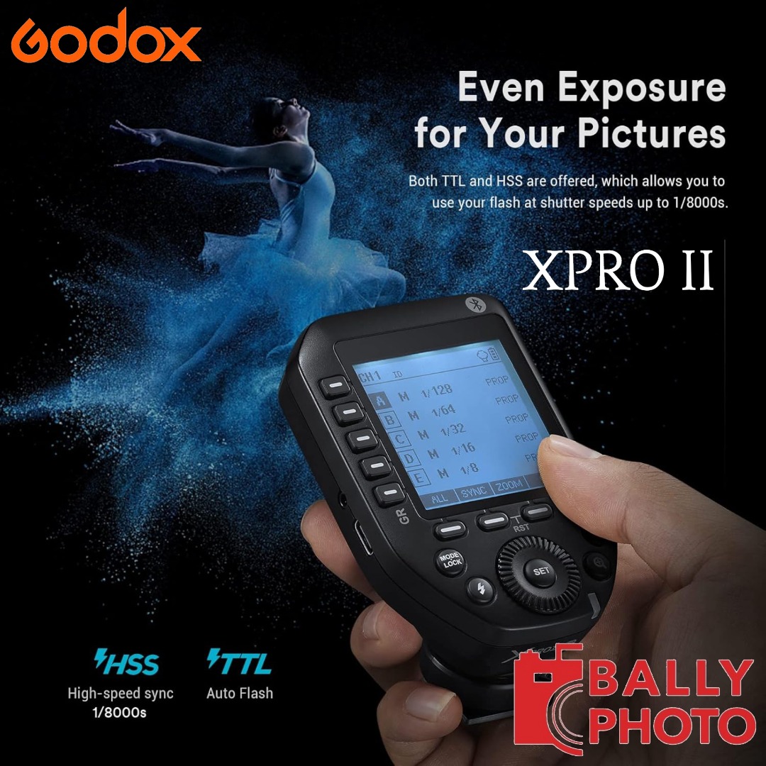 Godox XPro II TTL Wireless Flash Trigger, Photography, Photography ...