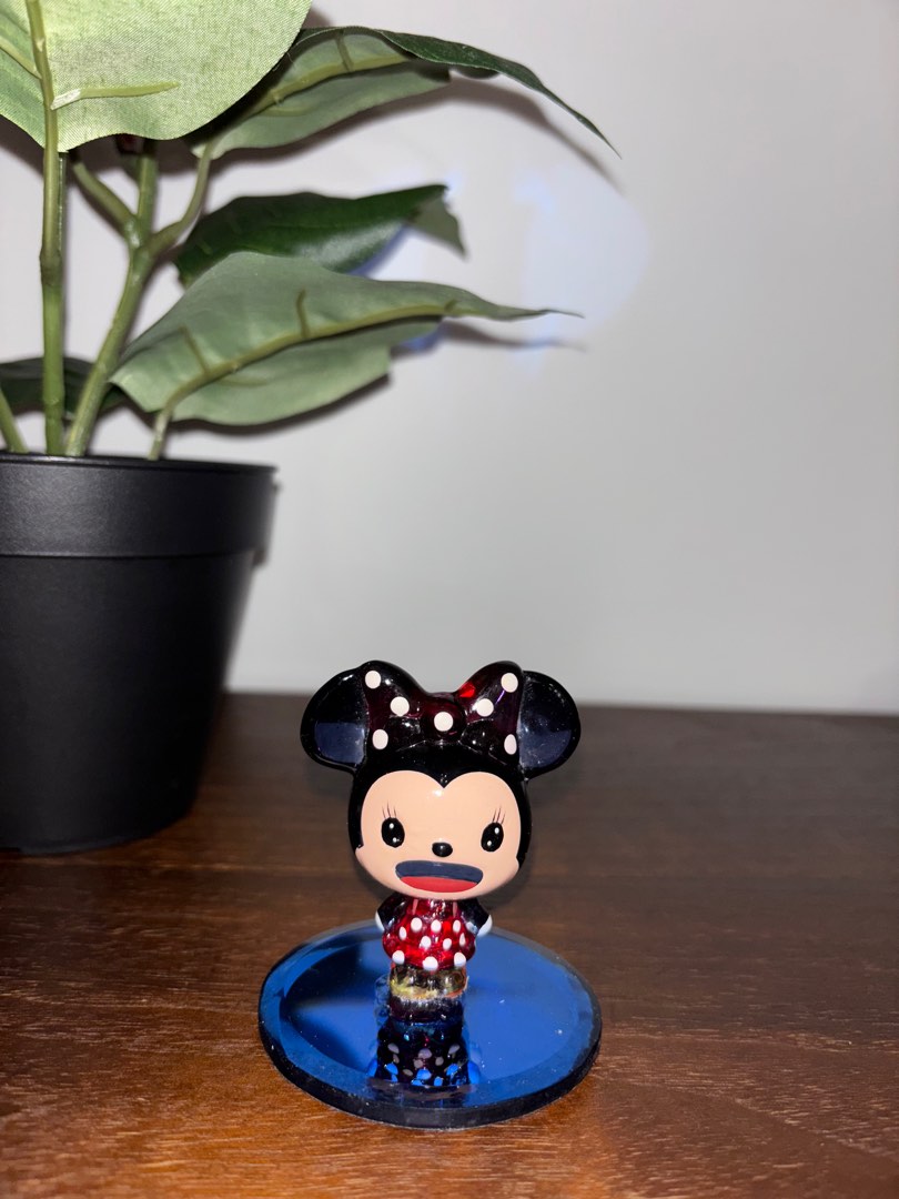 Minnie Mouse Glass Figurine, Hobbies & Toys, Toys & Games on Carousell