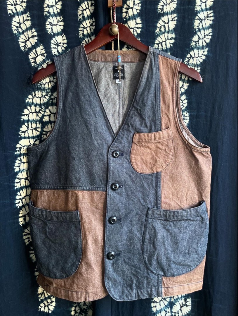 Niko And Denim With Cinchback Vest not visvim sugarcane realmccoy ...