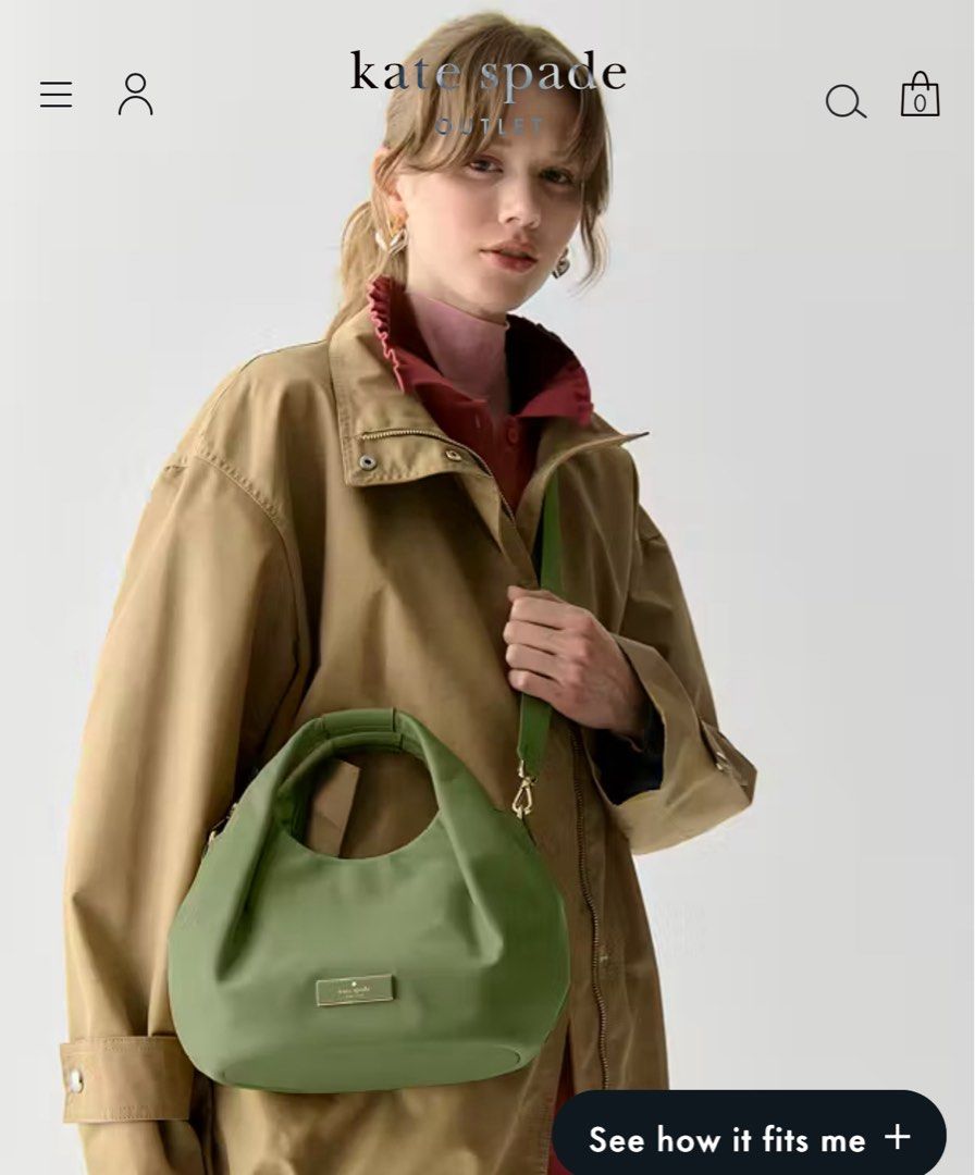 💯ORIGINAL KATE SPADE CARTER CROSSBODY GREEN, Women's Fashion, Bags ...