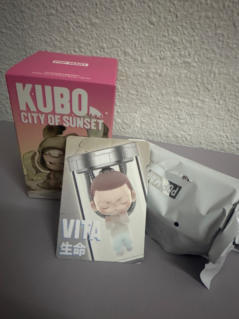 Popmart Kubo City Of Sunset- Vita (Secret), Hobbies & Toys, Toys & Games on Carousell
