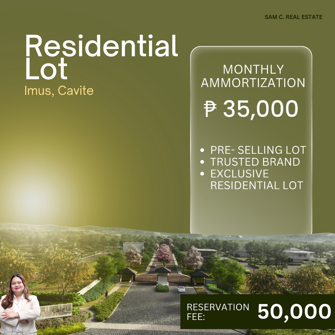 PRE SELLING RESIDENTIAL LOT IN IMUS, CAVITE (CALEIA VERMOSA), Property ...