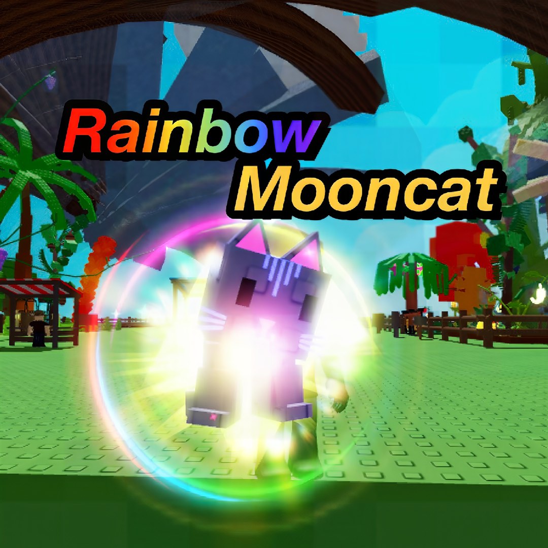 Rainbow Mooncat Grow a Garden, Video Gaming, Gaming Accessories, In-Game Products on Carousell
