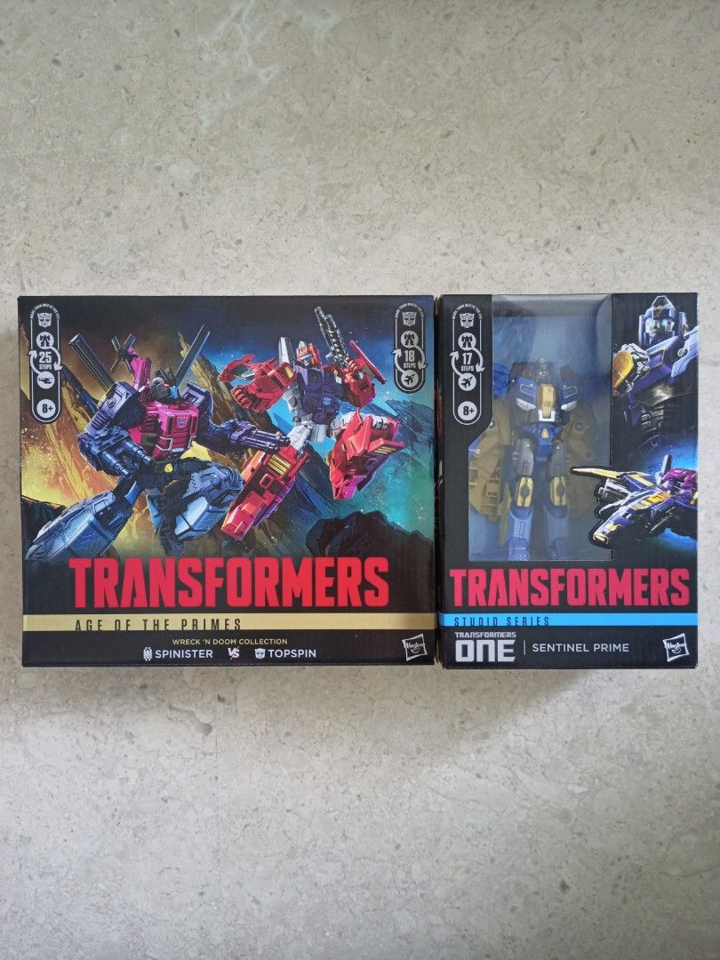 Transformers Age Of The Primes Spinster Topspin Studio Series Sentinel ...