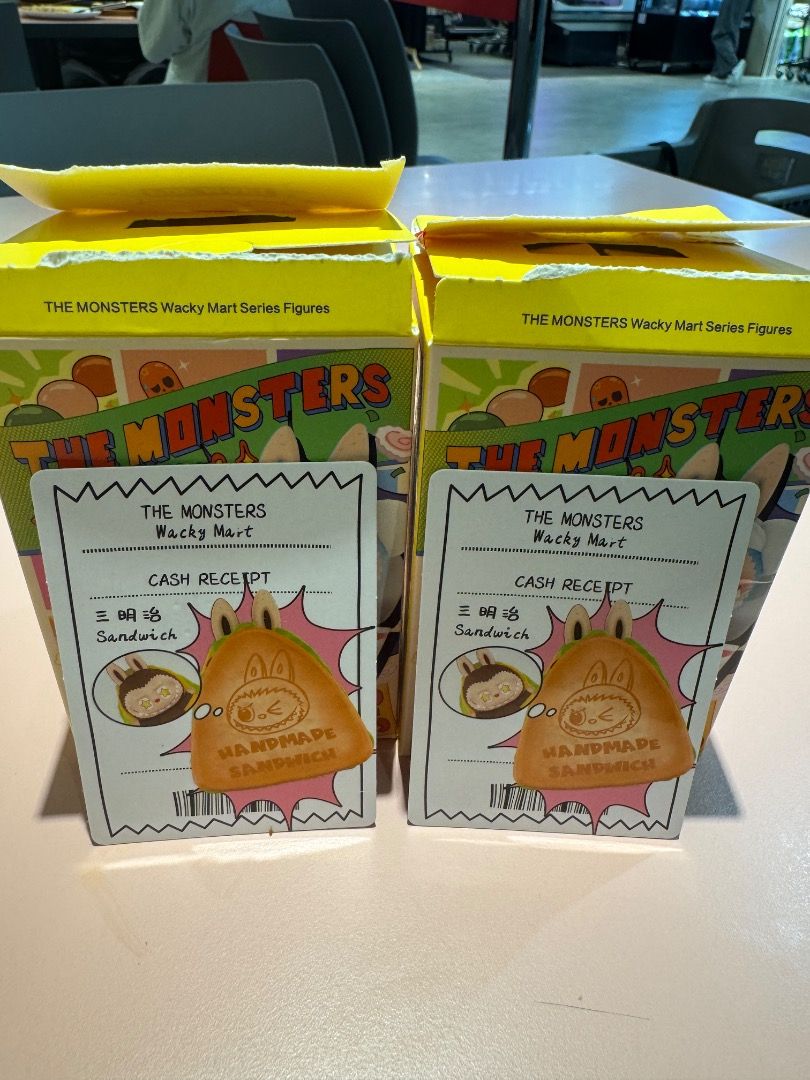 WTS/WTT POP MART The Monsters Wacky Mart Series Sandwich Figures Labubu ...