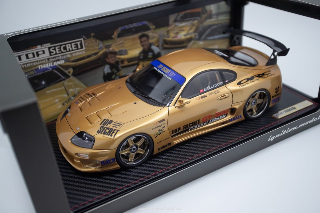 1/18 Ignition Model Top Secret Supra GT-300, Hobbies & Toys, Toys ...