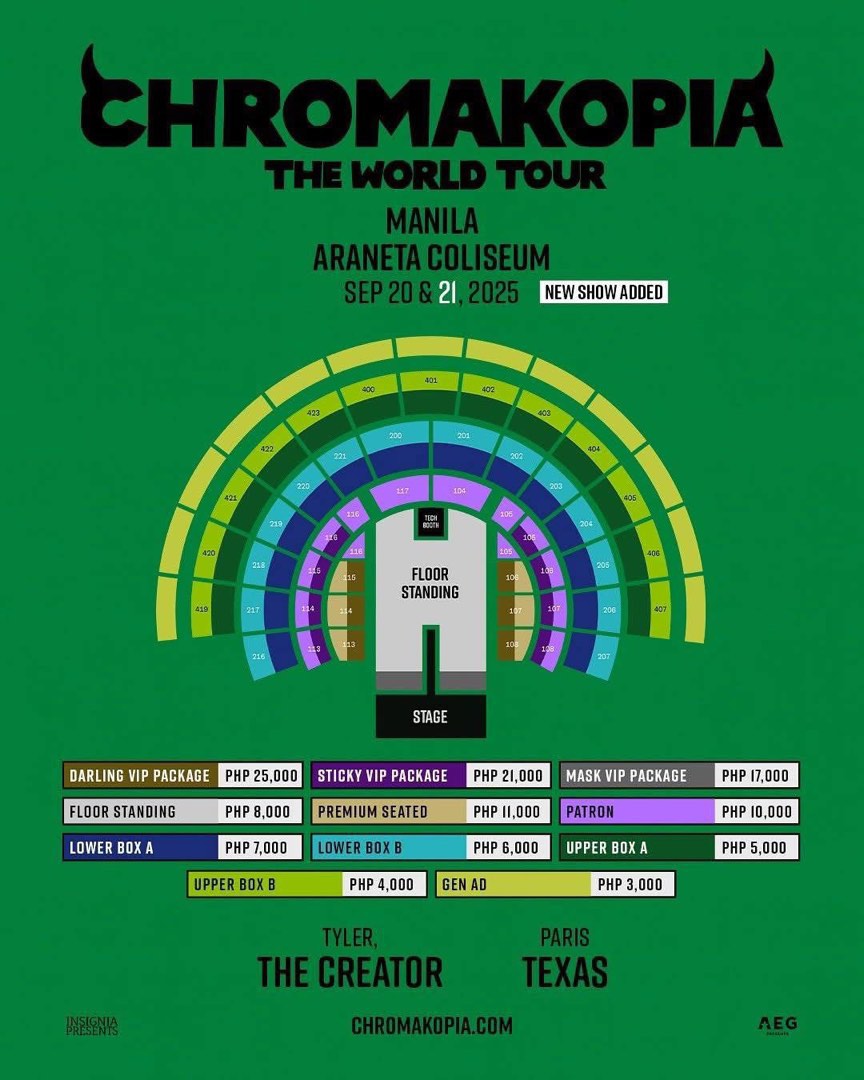 2 Upper Box A Chromakopia Day 2, Tickets & Vouchers, Event Tickets on ...