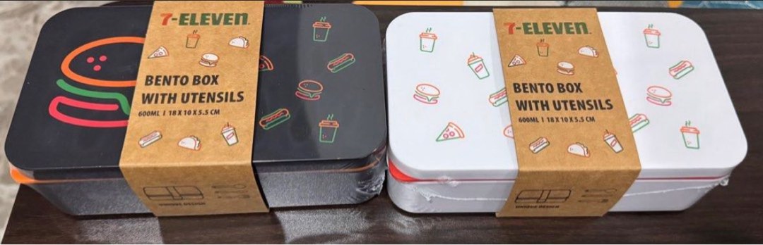 7-Eleven Bento Box with Utensils new!, Furniture & Home Living ...