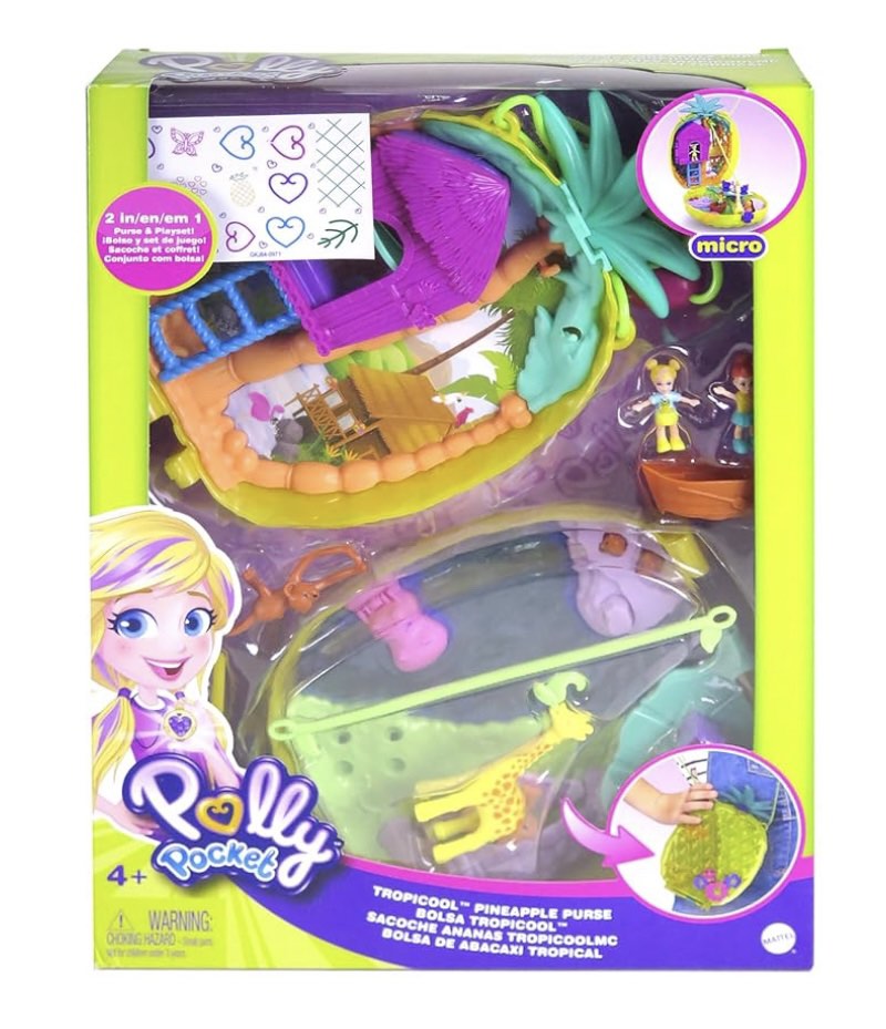 Authentic Polly Pocket Pineapple Sling Bag, Hobbies & Toys, Toys ...