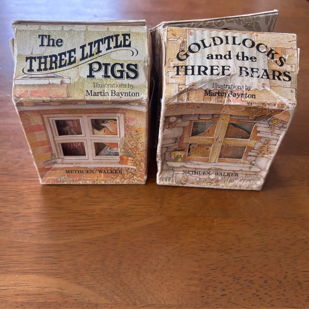 Bundle : 3 little pigs & Goldilocks pop-up / interactive books, Hobbies ...