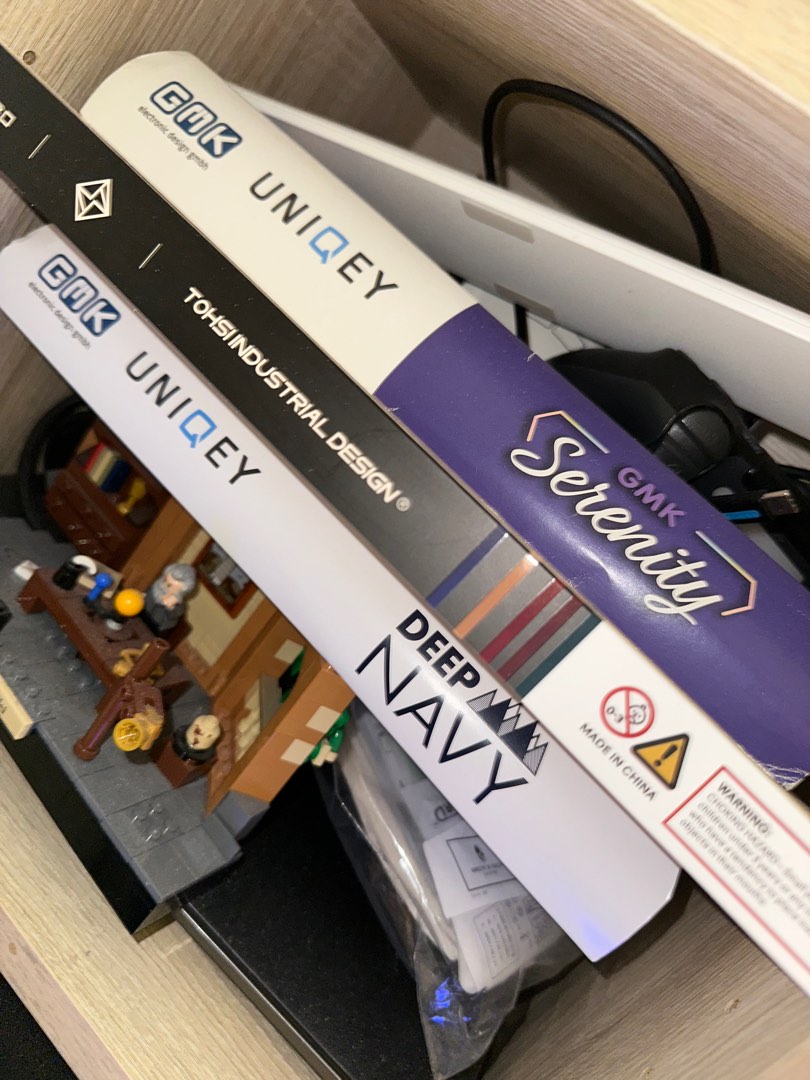 GMK Serenity, GMK Deep Navy, KKB Retro Mixed Lights, Computers & Tech ...