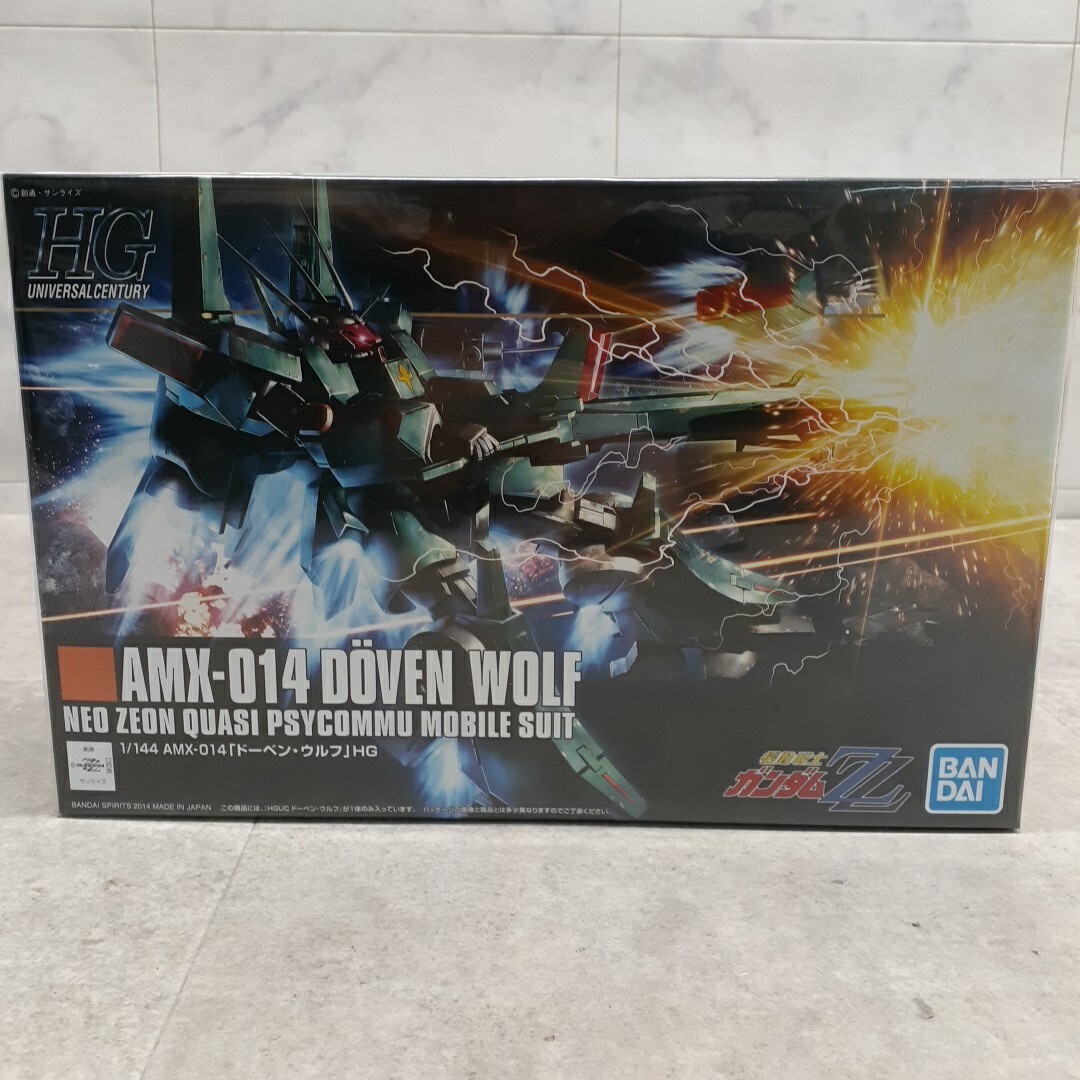 HGUC 1/144 AMX-014 Doven Wolf HG Gunpla Unassembled Bandai Mobile Suit ...
