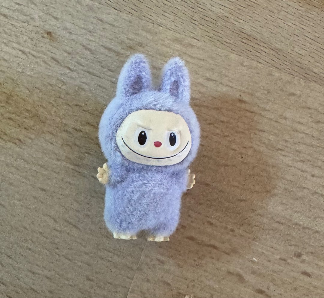 Labubu furry miniature purple lavender, Hobbies & Toys, Memorabilia ...
