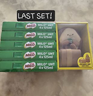 Milo Breaktime Set with Milo (Full set) - Blue gem ($45) and toast bun ...