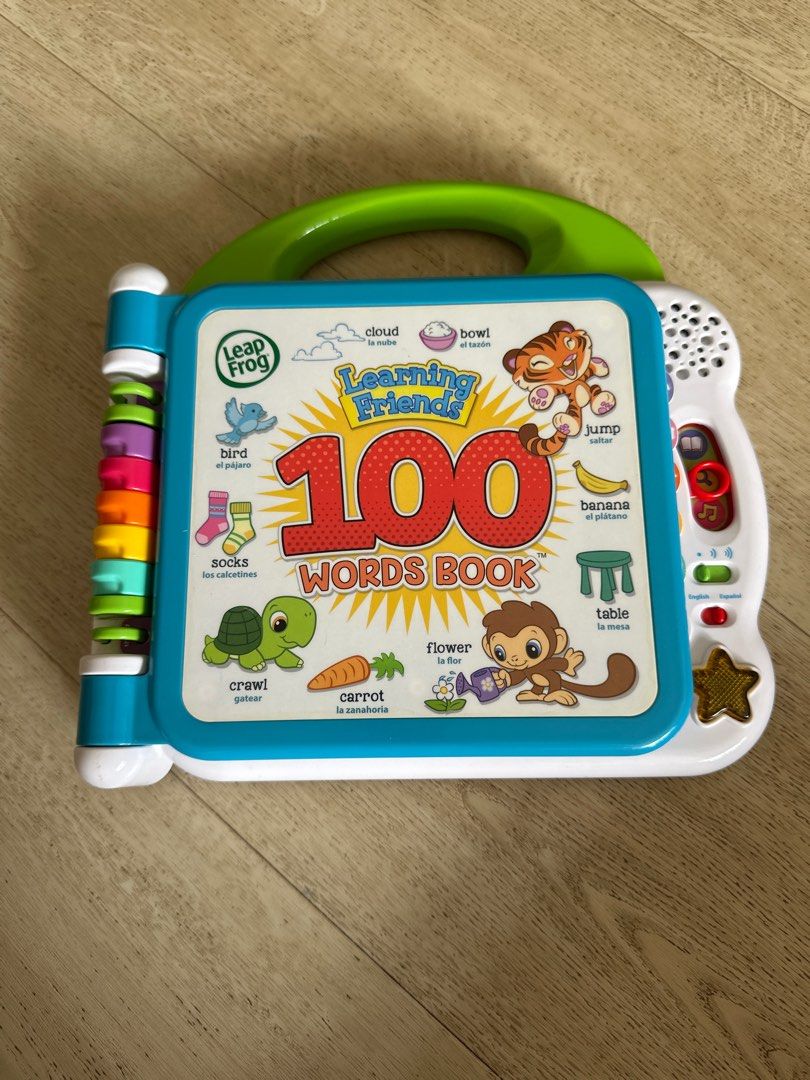 Leapfrog Learning Friends 100 Words Book Babies Kids Infant