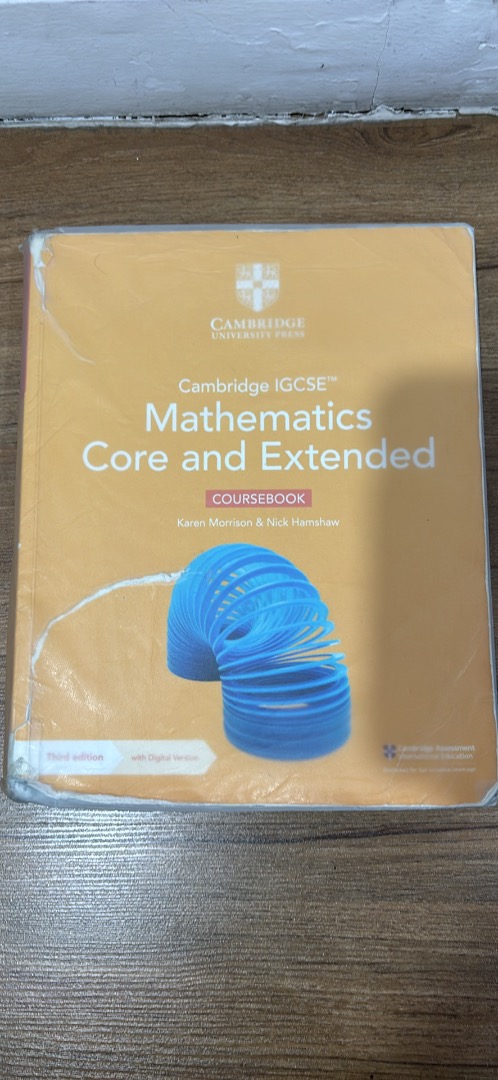 Mathematics Core & Extended Coursebook third edition, Hobbies & Toys ...