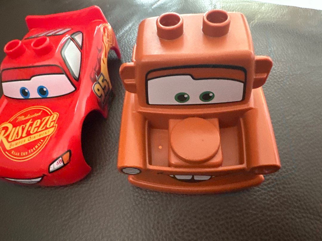 Mega Bloks Disney Cars Lightning McQueen & Mater, Hobbies & Toys, Toys ...