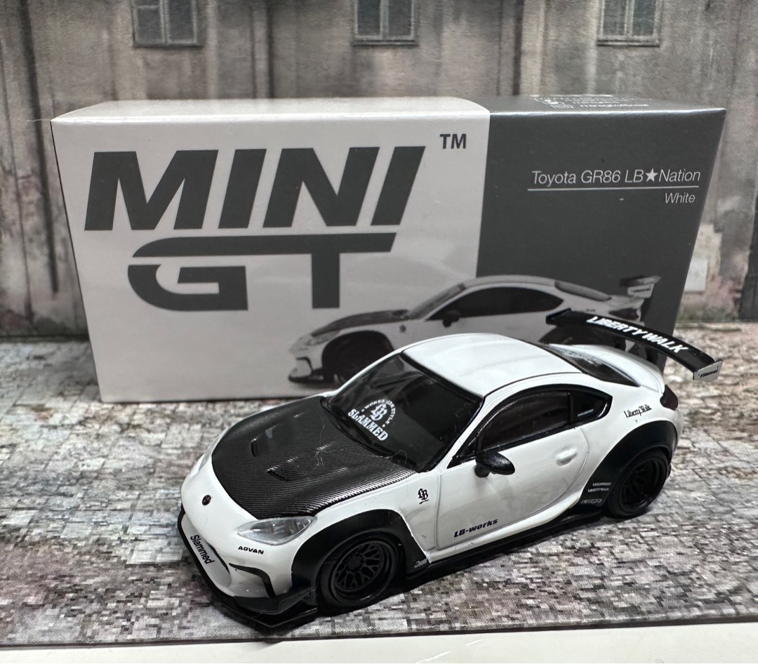 Mini GT Toyota GR86 LB Nation LBWK, Hobbies & Toys, Toys & Games on ...