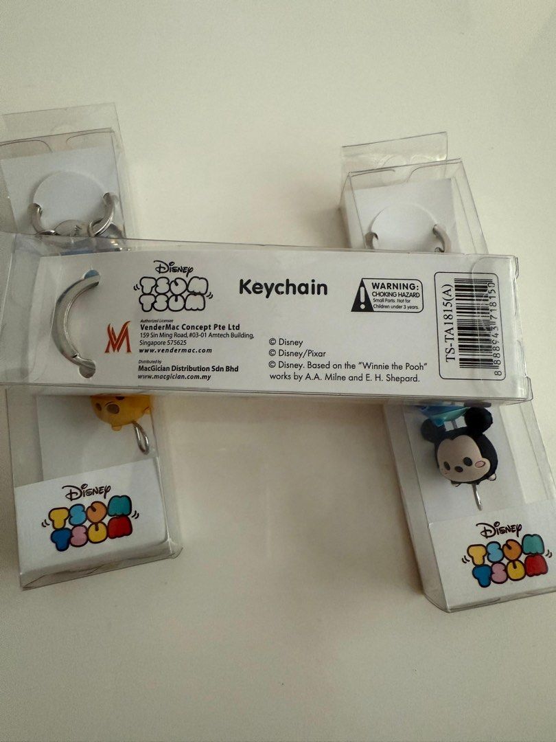 New Official Disney Tsum Tsum Keychain - Minnie, mickey, dumbo, stitch ...