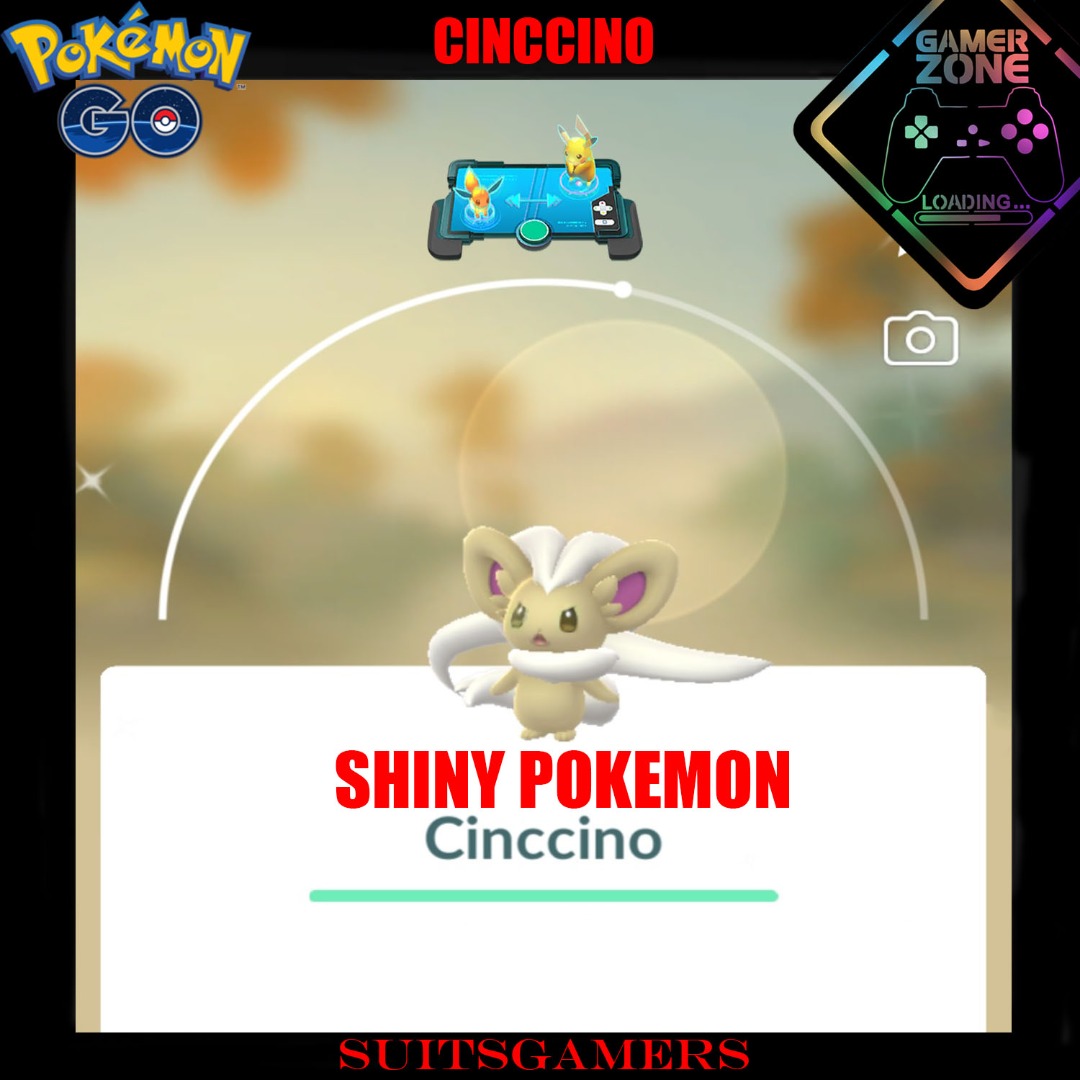 Pokemon GO - Shiny Cinccino [SHINY POKEMON], Video Gaming, Video Games ...