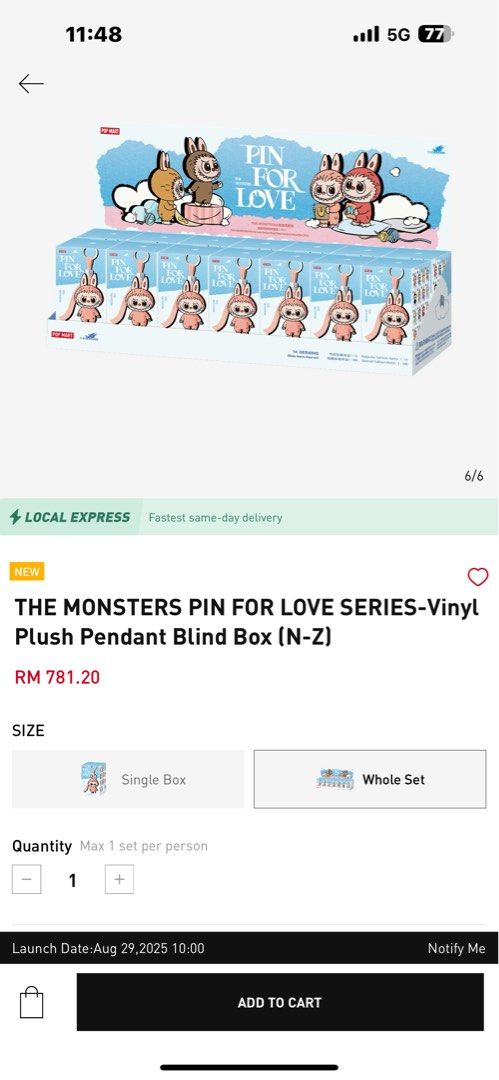 POPMART Labubu Pin for Love & Rock the Universe, Hobbies & Toys ...
