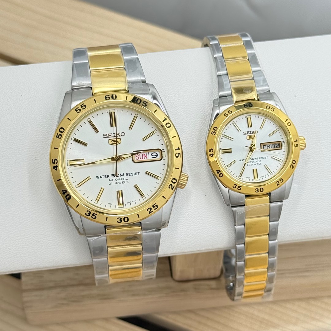 SEIKO 5 EXPLORER AUTOMATIC HIS & HERS, Women's Fashion, Watches ...