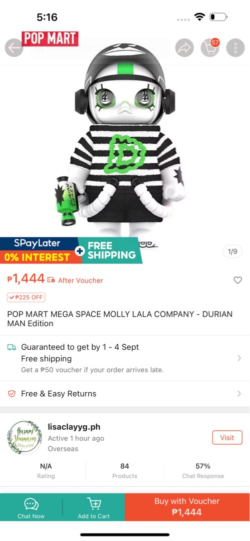 SpaceMolly Durian Man, Hobbies & Toys, Toys & Games on Carousell
