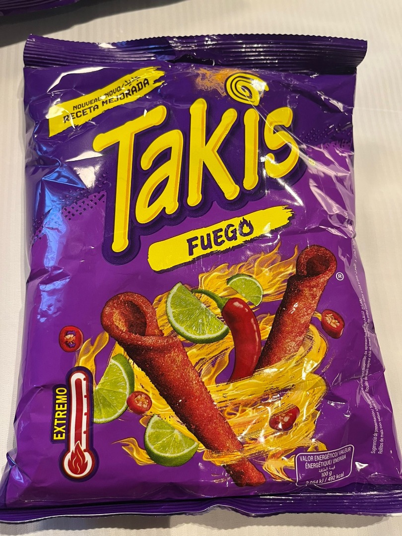 TAKIS FUEGO/BLUE HEAT/VOLCANO/INTENSE NACHO 130g, Food & Drinks, Other ...