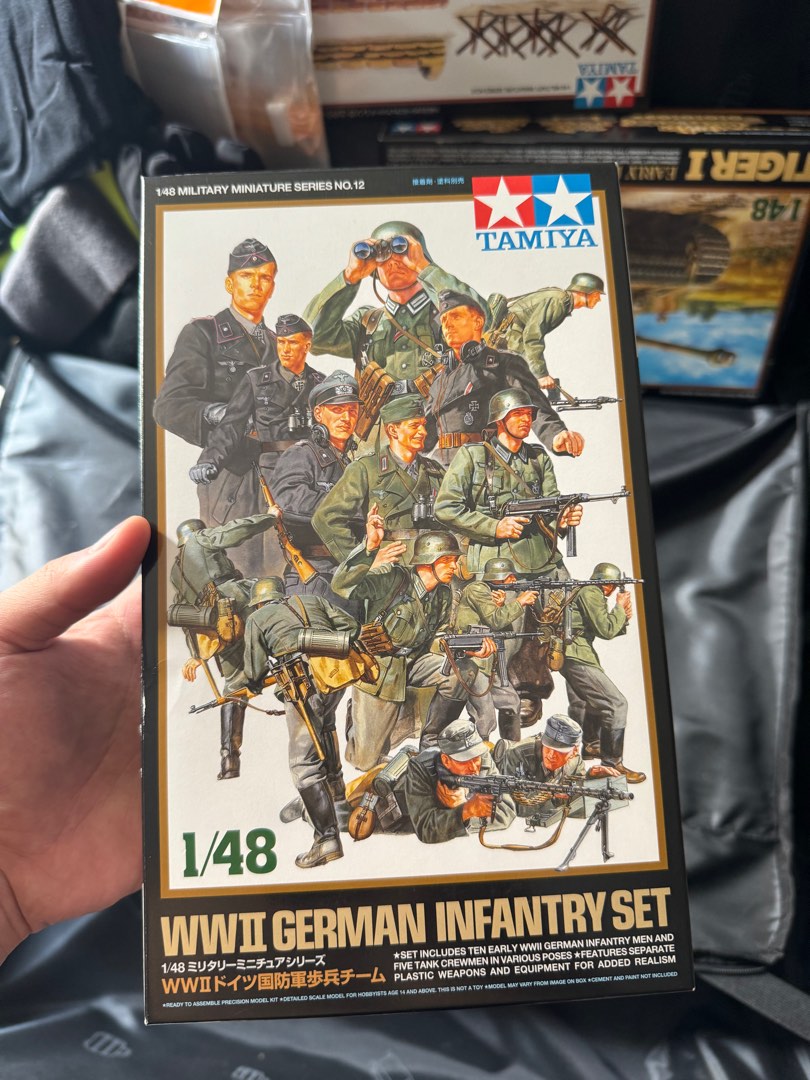 Tamiya 1/48 WWII German Infantry Set Model Kit, Hobbies & Toys, Toys ...