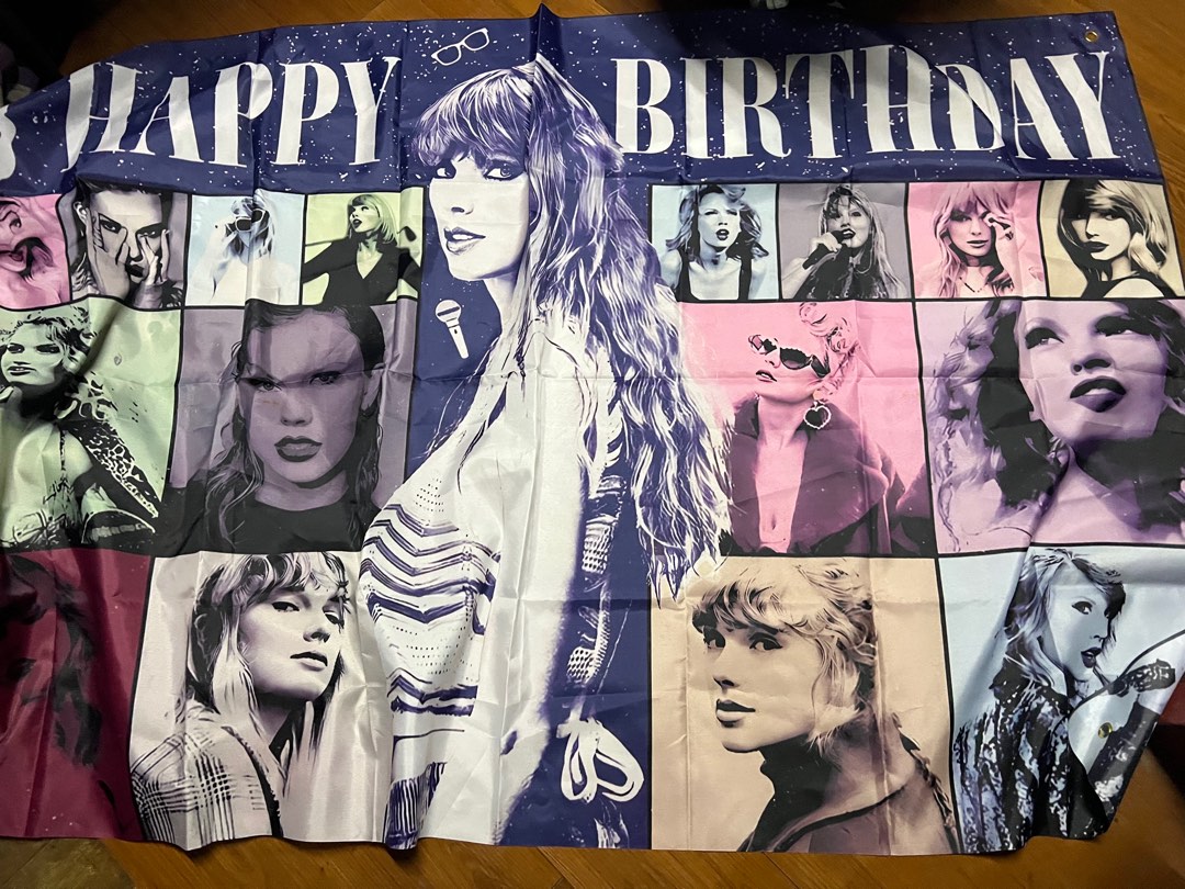 Taylor Swift Banner, Hobbies & Toys, Memorabilia & Collectibles, Fan ...