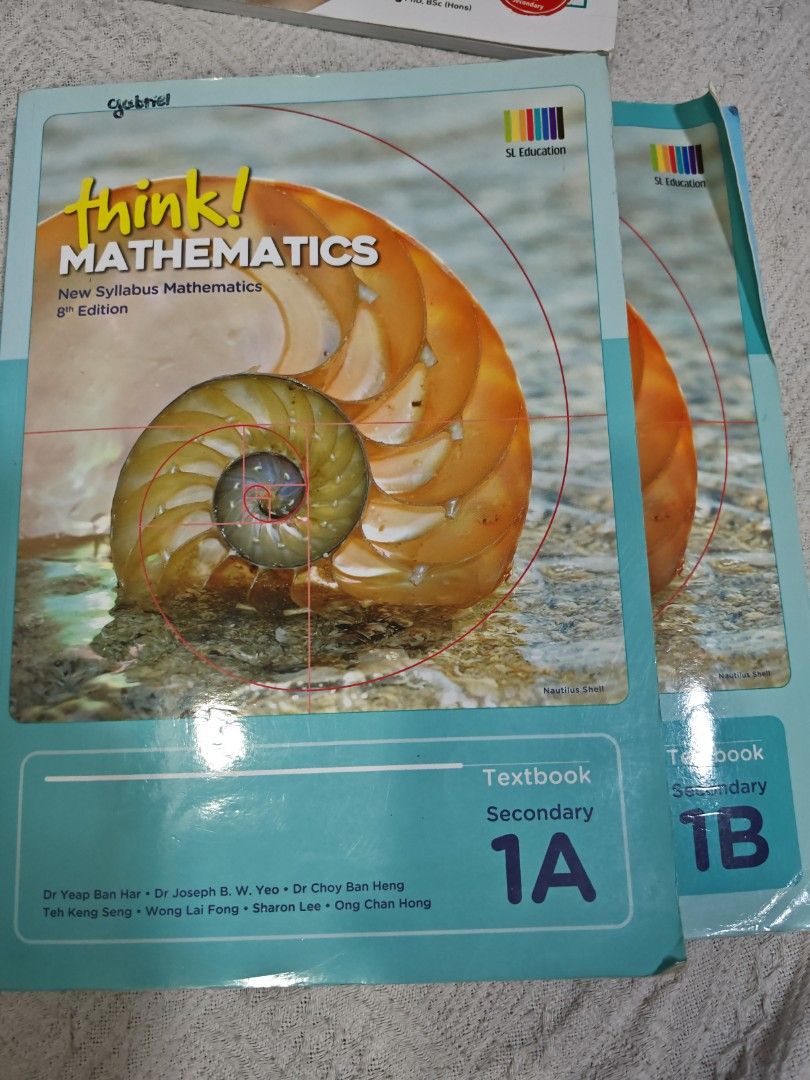 Think! Mathematics Textbook 1A & 1B, Hobbies & Toys, Books & Magazines ...